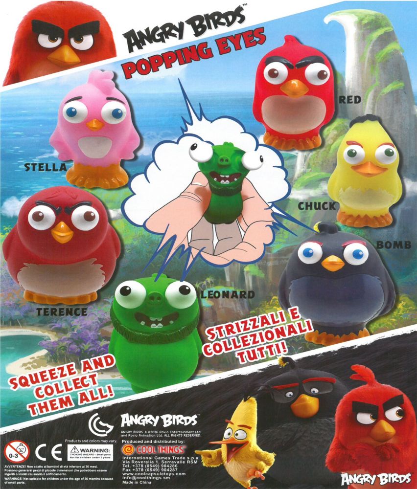 Angry Birds Popping Eyes £2 (63mm) - Capsules | Toyvend - supplier of ... Angry Birds Popping Eyes £2 (63mm) - Capsules | Toyvend - supplier of ...