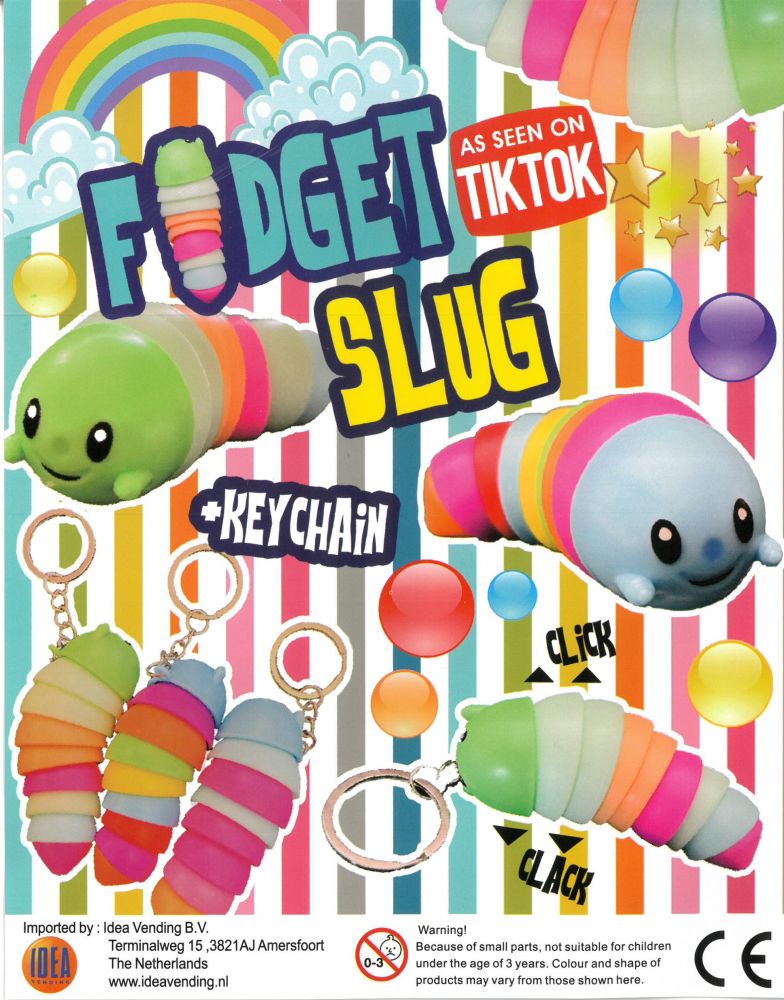 Fidget Slug (69mm) - Capsules | Toyvend - supplier of quality vending ...